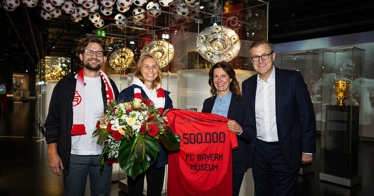 Allianz Arena gratuliert FC Bayern Museum: Besucherrekord