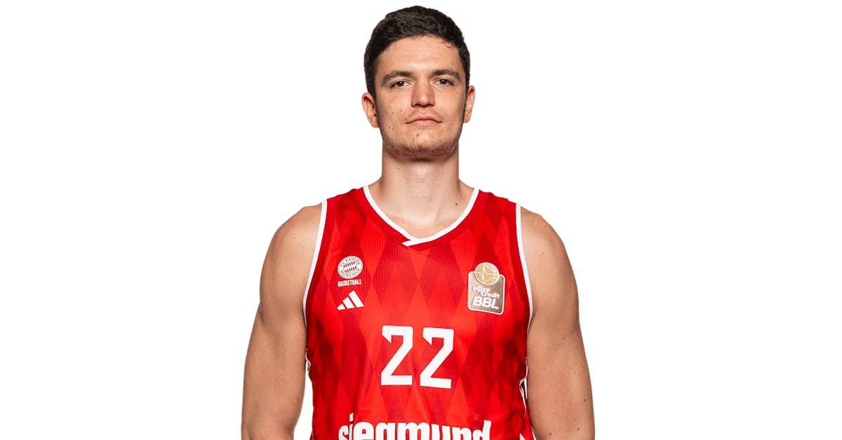 FC Bayern Basketball Spieler-Gebärde: Danko Brankovic