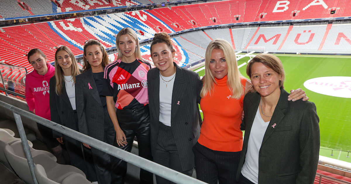 Video: Pink October brunch at the Allianz Arena