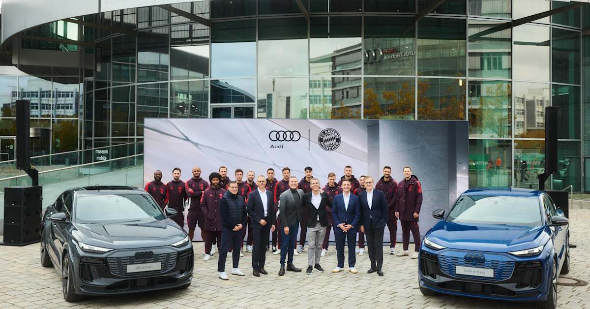 Bayern players and coaches receive new Audi company cars