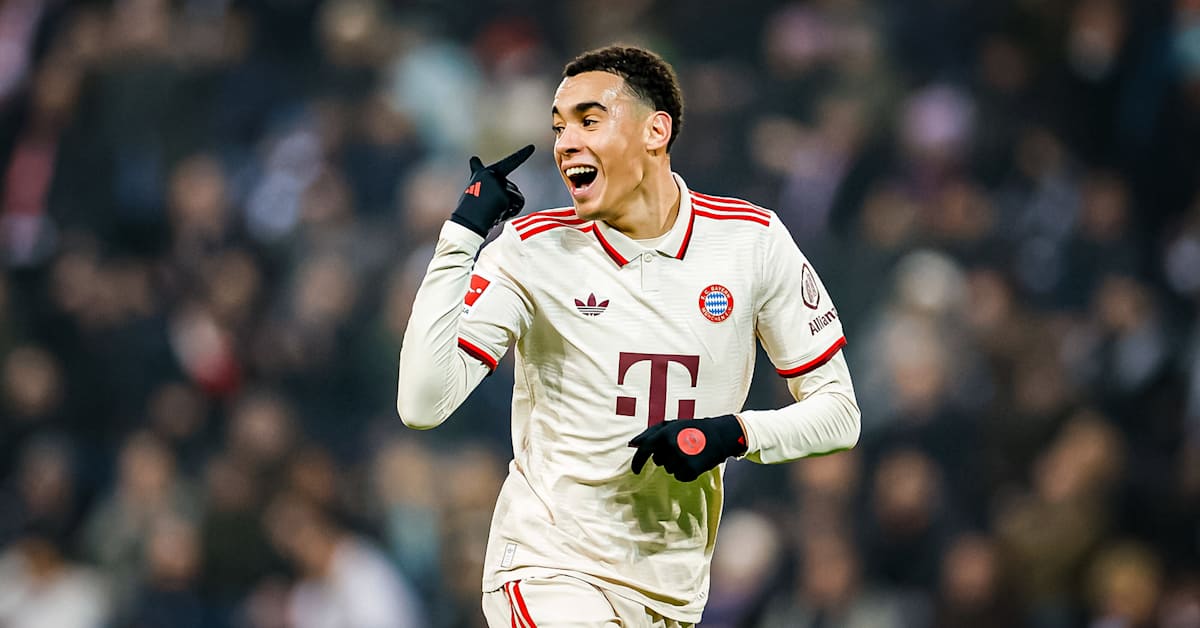 Jamal Musiala - Wonder goal in FC St. Pauli vs. FC Bayern