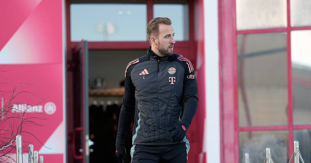 Harry Kane completa parte del entrenamiento del equipo