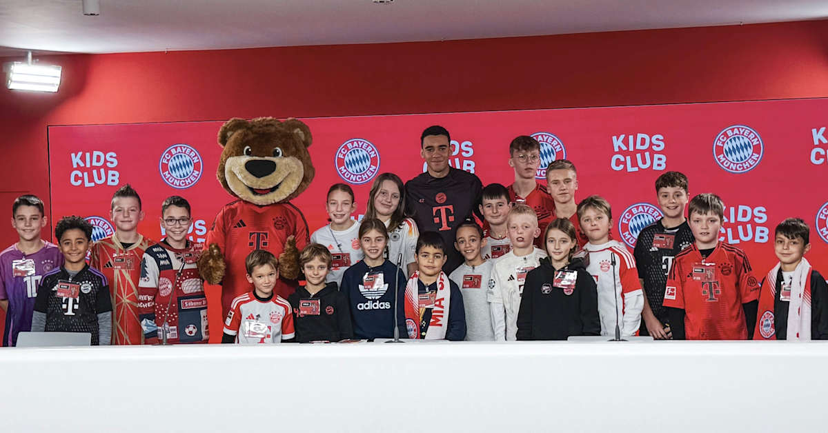 FC Bayern-KIDS CLUB-Pressekonferenz | Jamal Musiala
