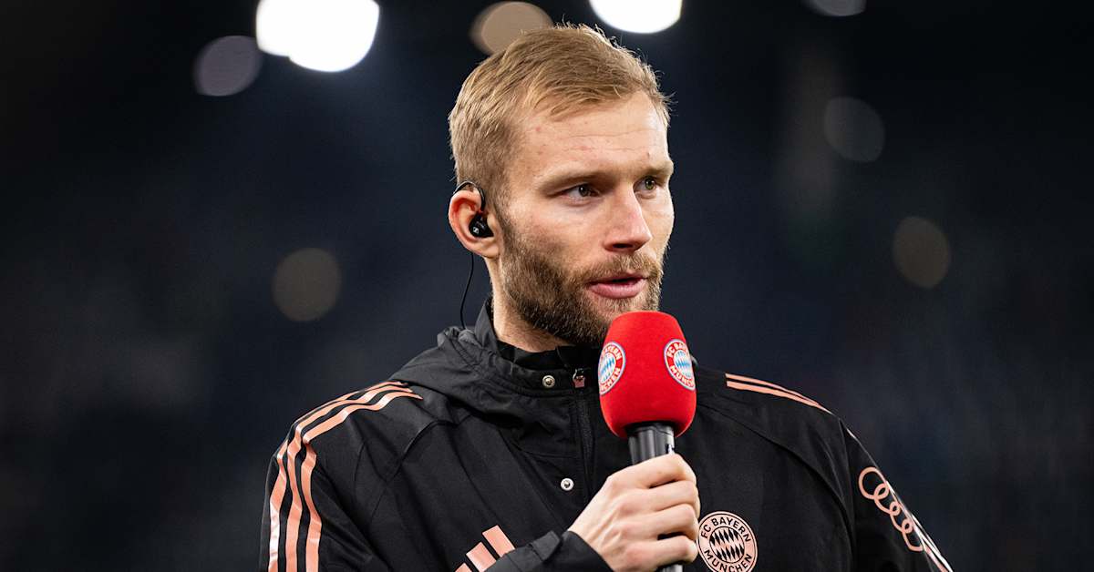 Konrad Laimer & Thomas Müller nach FC Red Bull Salzburg vs. FC Bayern