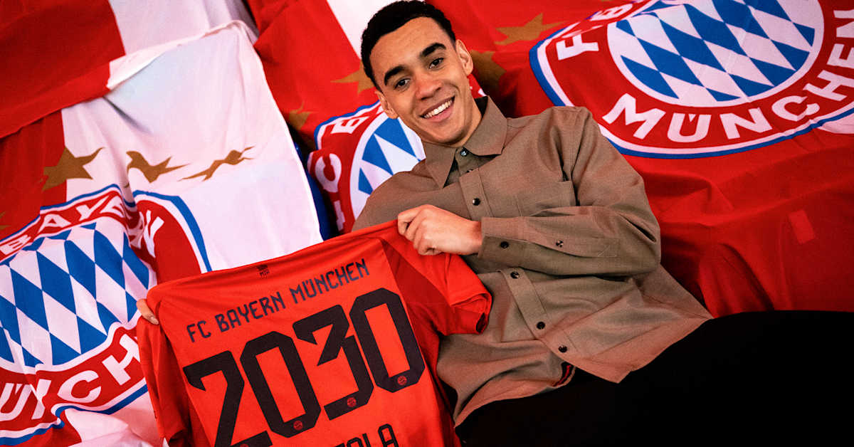 Galerie: Vertragsverlängerung Jamal Musiala | FC Bayern