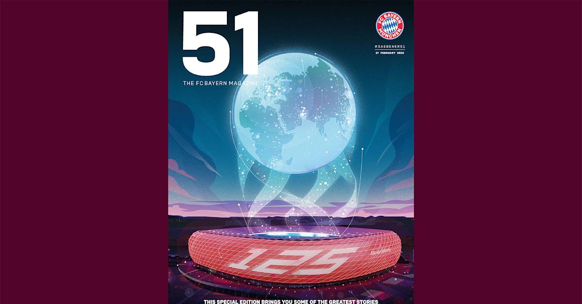 Con motivo del aniversario: La revista del club «51» en inglés