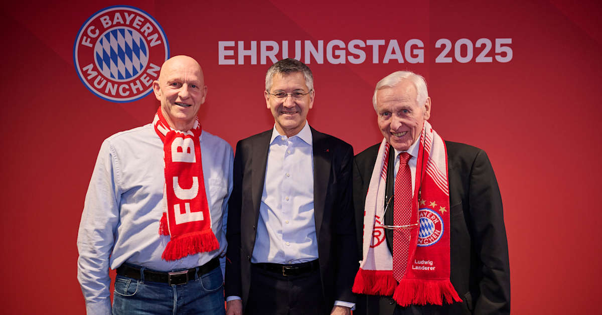 FC Bayern ehrt langjährige Mitglieder