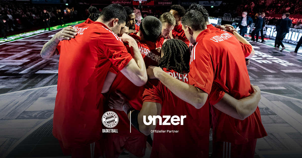 UNZER neuer Official Partner des FC Bayern Basketball