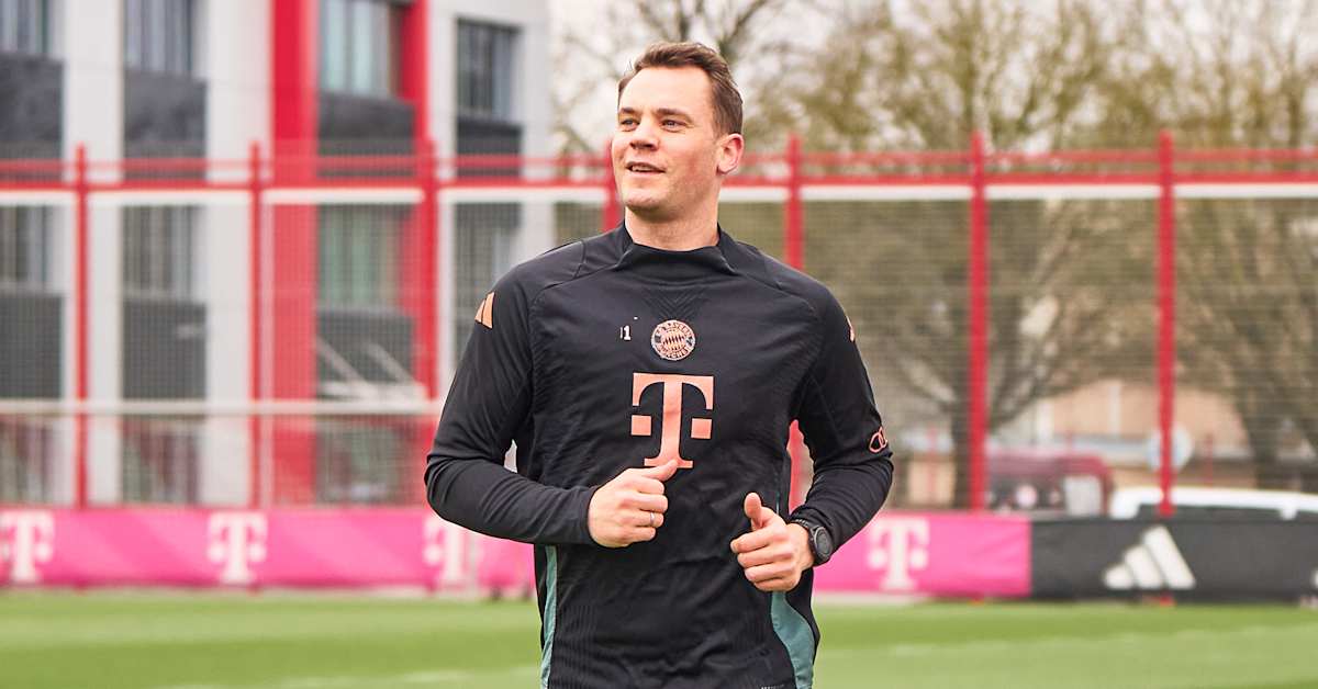 Actualización de la plantilla: Manuel Neuer completa una sesión de carrera