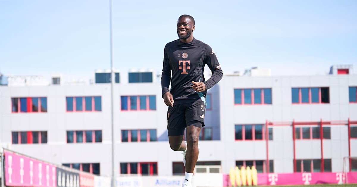 Dayot Upamecano running again
