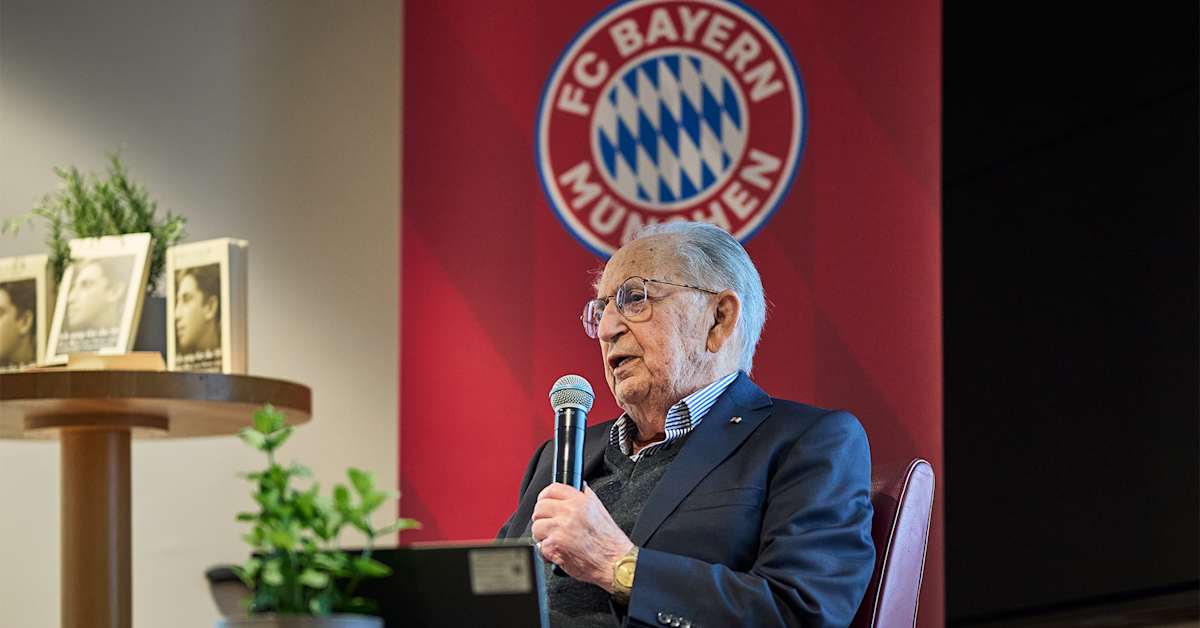 Holocaust survivor Abba Naor at FC Bayern