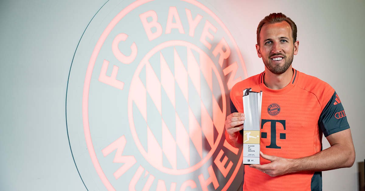 Harry Kane named 2024/25 Bundesliga Player of the Season