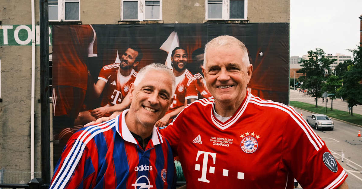 FC Bayern fans in Cincinnati - Two Americans with Bayern in their hearts