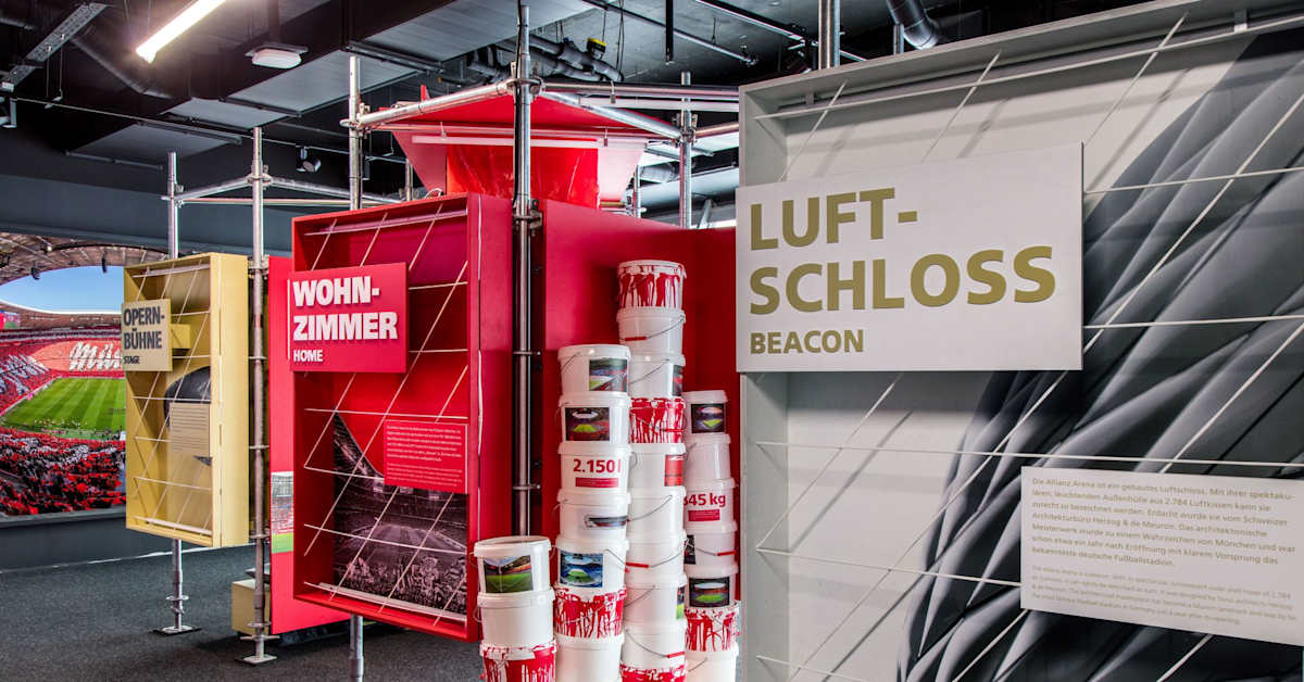 Ausstellung 20 Jahre Allianz Arena im FC Bayern Museum