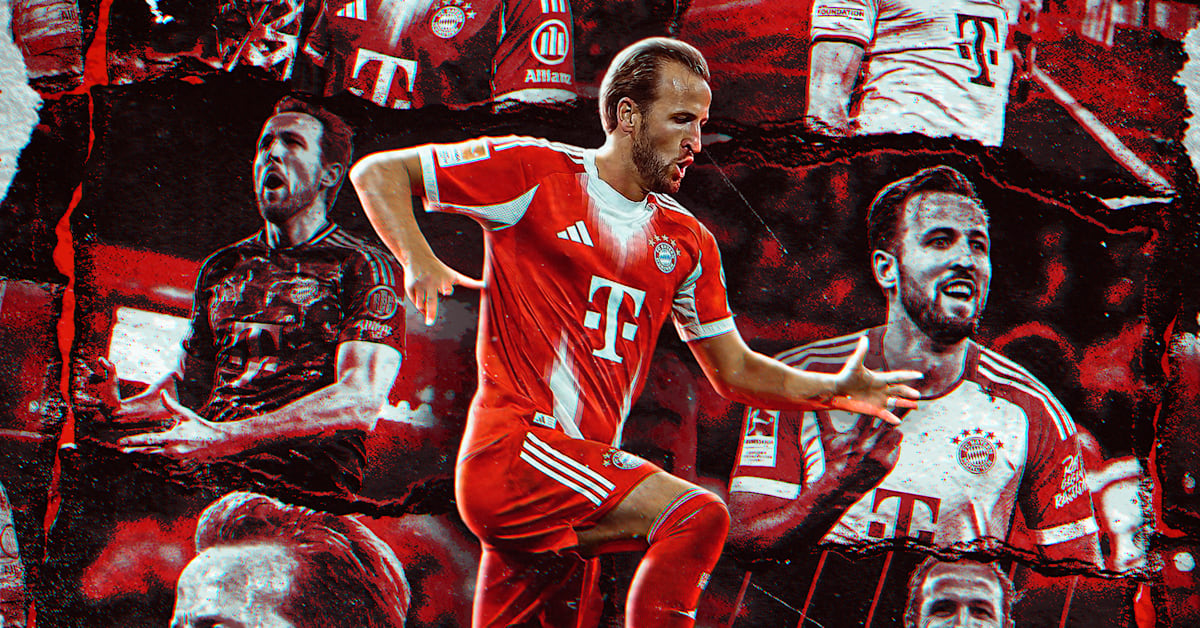 Harry Kane disputa su partido oficial número 100 con el FC Bayern