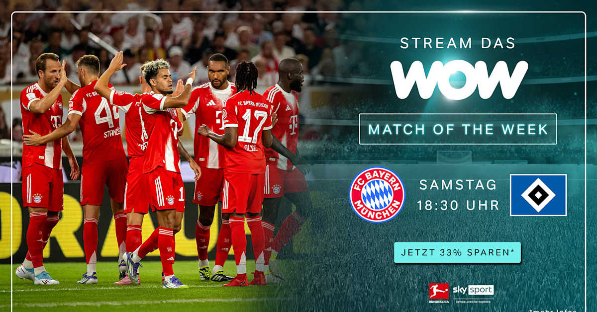 WOW Match of the Week: FC Bayern vs. Hamburger SV
