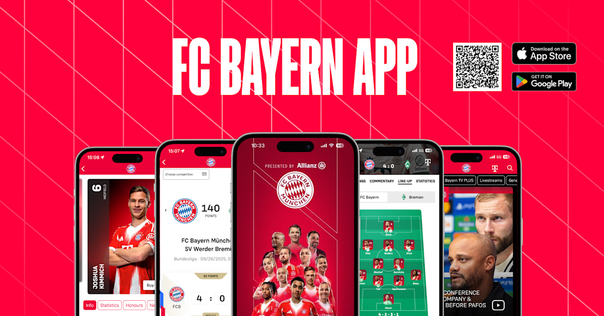 FC Bayern App All FCB-Apps for Android, iOS & Smart TV