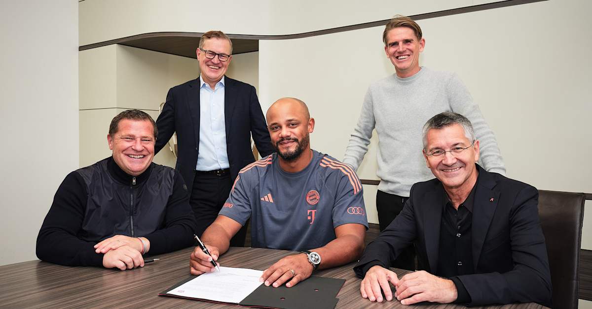 FC Bayern extend contract with coach Vincent Kompany