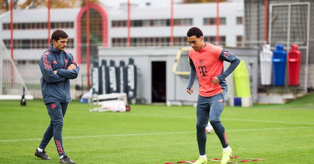 Jamal Musiala: First running training after injury