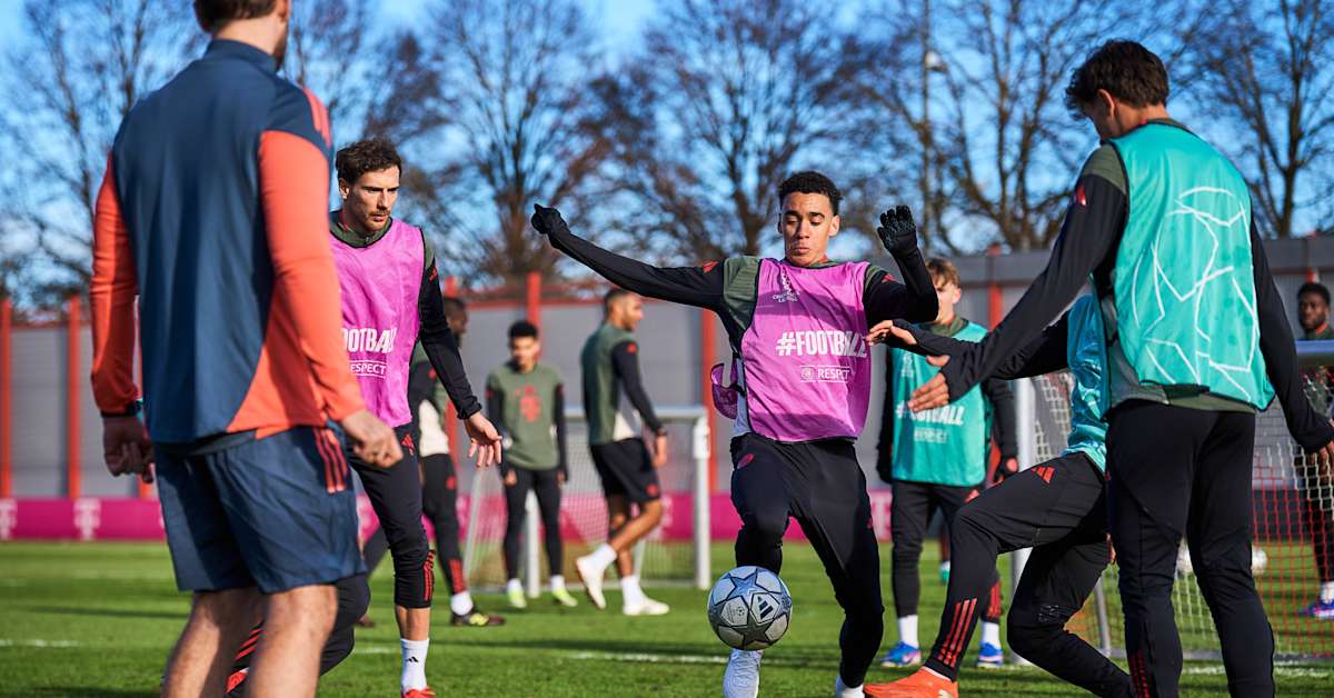 Video: Inside FC Bayern training ahead of PSV Eindhoven