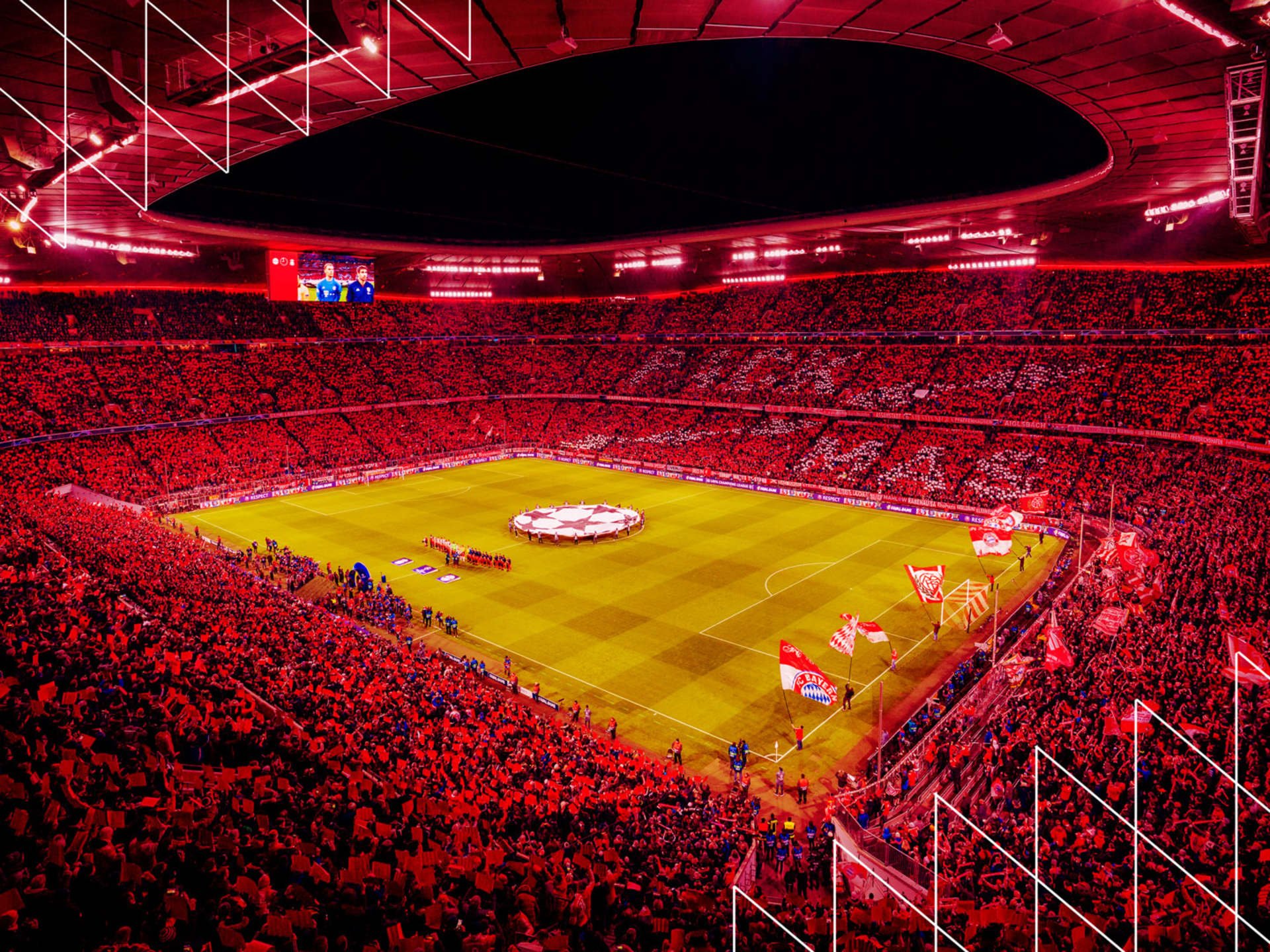 red stadium