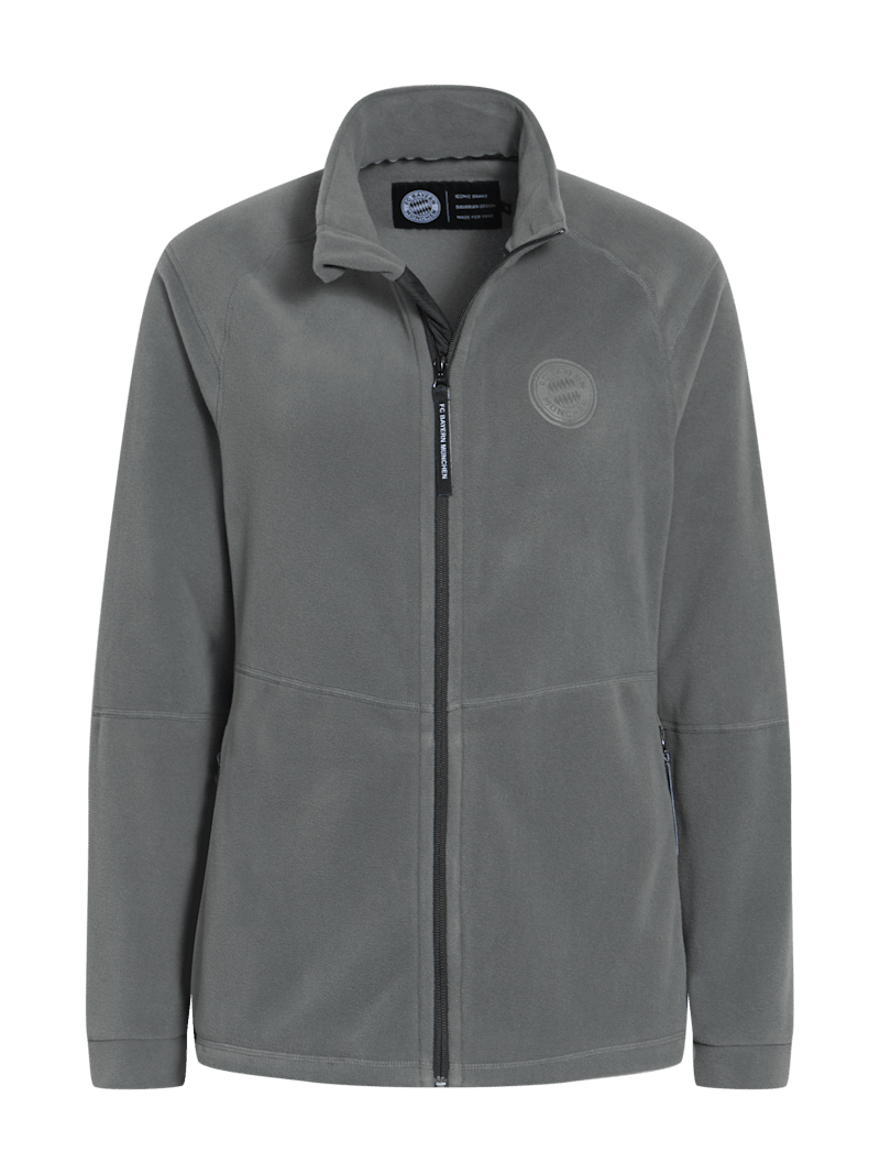 Women Functional fleece jacket grey | Official FC Bayern Munich Store