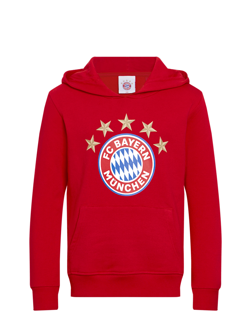 Niños Sudadera Con Capucha Logo Rojo Tienda Fc Bayern Múnich