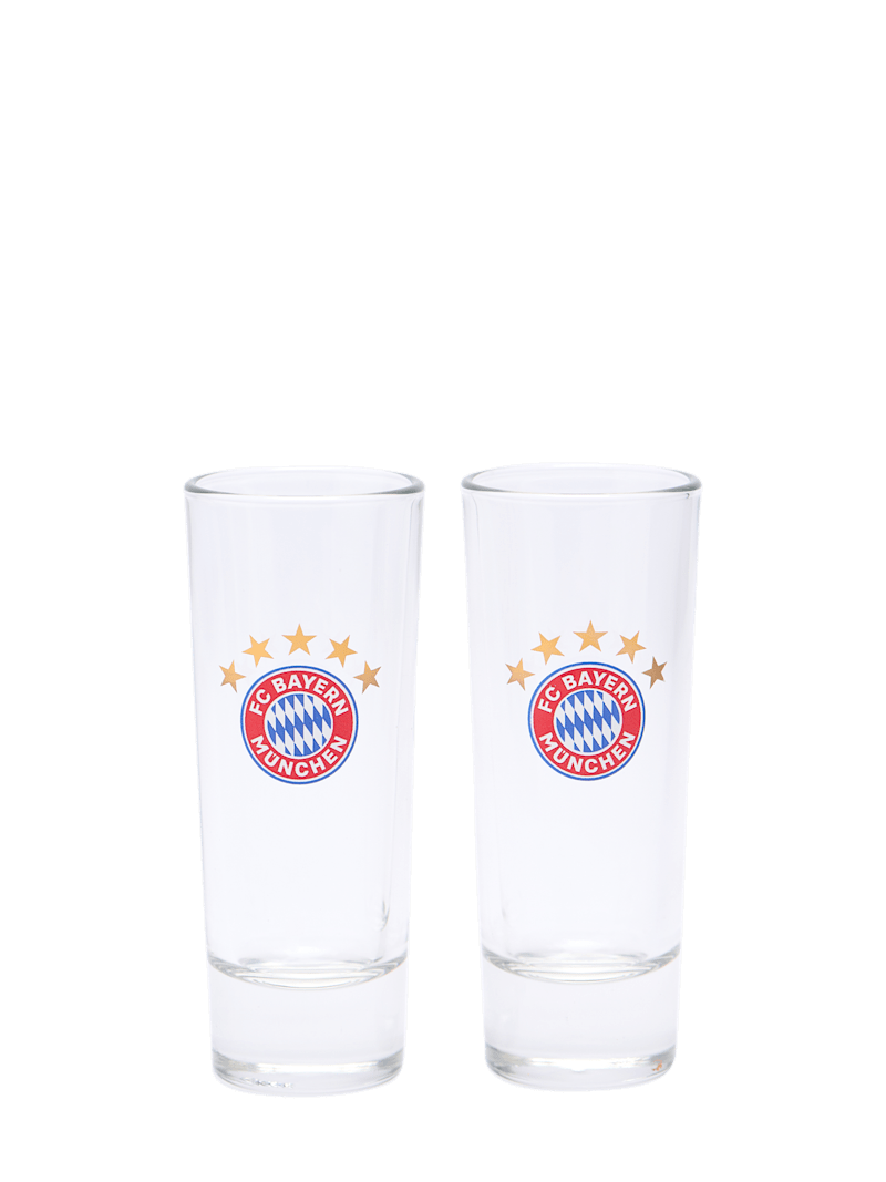 Shot Glass Set Of 2 Official Fc Bayern Munich Store