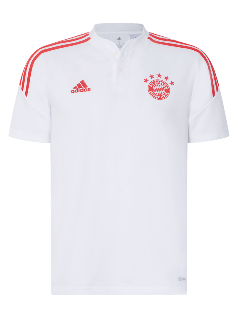Men Teamline polo shirt white | Official FC Bayern Munich Store
