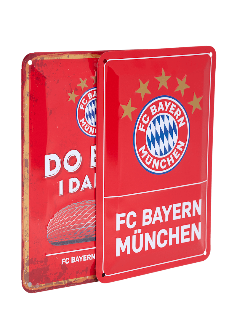Metal sign set of 2 | Official FC Bayern Munich Store