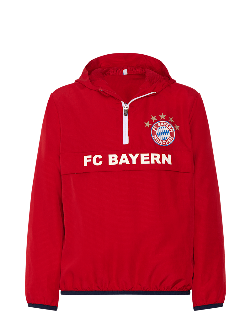 Kinder Windbreaker Logo rot | Offizieller FC Bayern Store