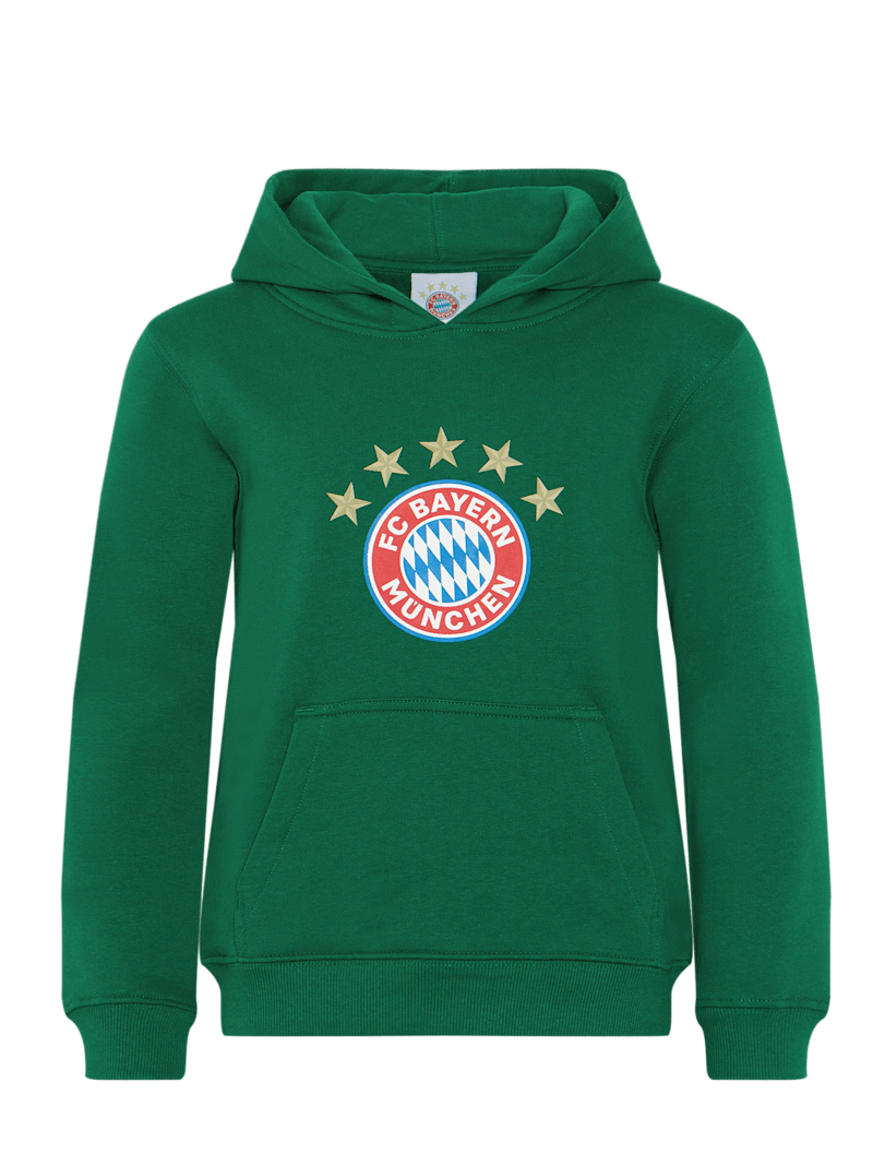 Kinder Hoodie Logo grün | Offizieller FC Bayern Store