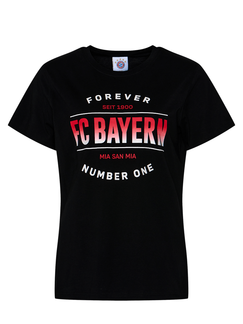 Women Forever Number One T-shirt black | Official FC Bayern Munich Store