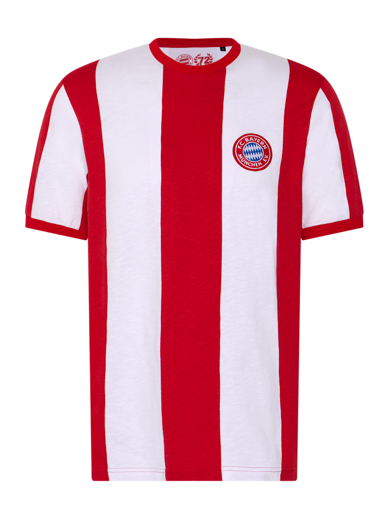 Herren T-Shirt Retro Südkurve 1972 rot/weiß | Offizieller FC Bayern Store