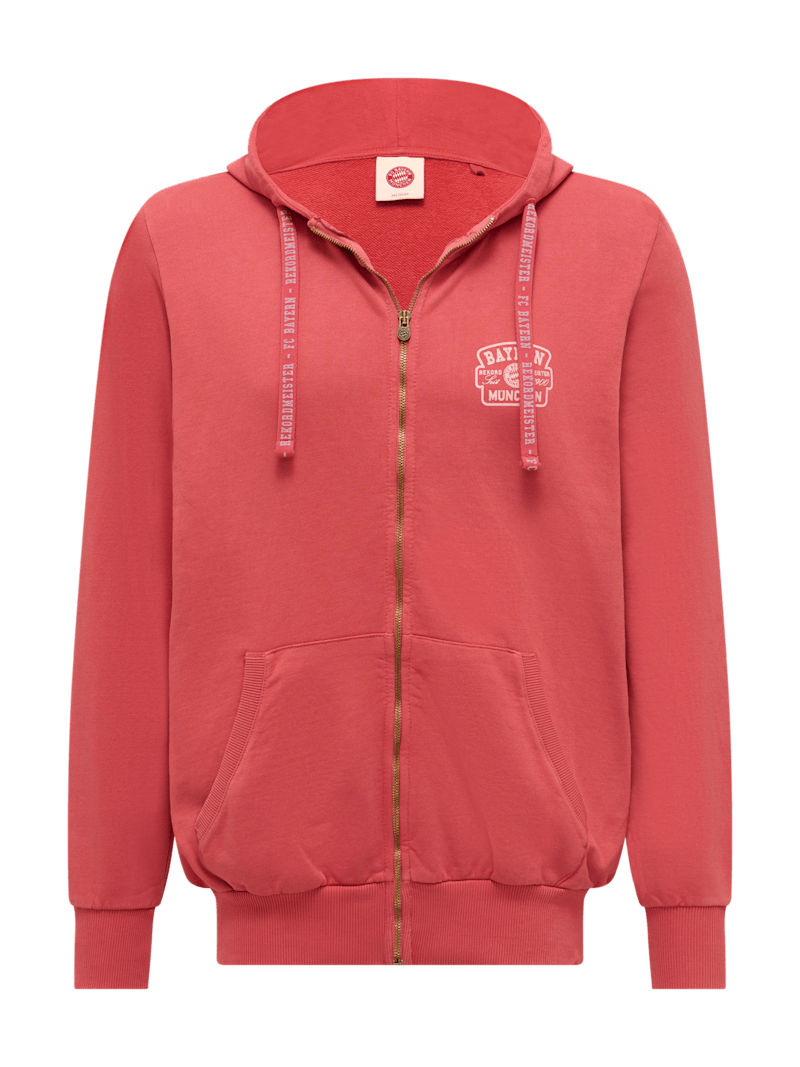 Herren Zip-Hoodie Rekordmeister rot | Offizieller FC Bayern Store