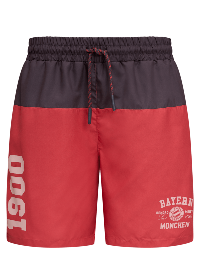 Men Swimming trunks record champion red | Official FC Bayern Munich Store