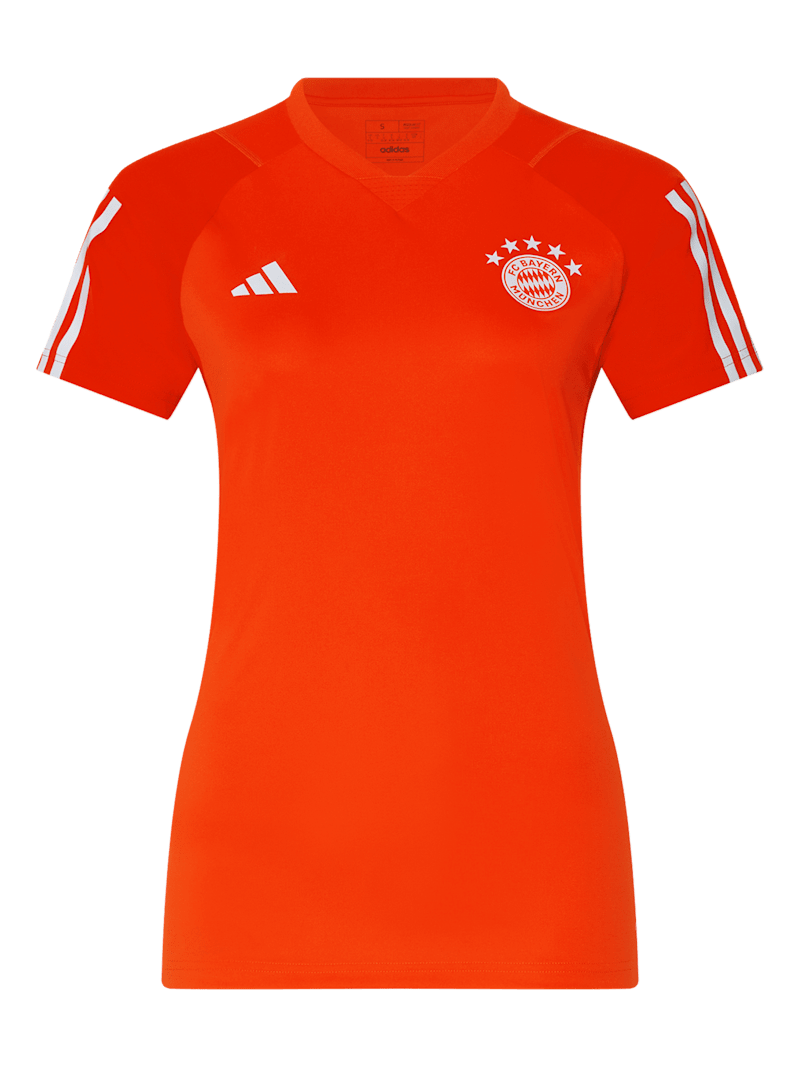 Mujer Camiseta De Entrenamiento Teamline Rojo Tienda Fc Bayern Múnich