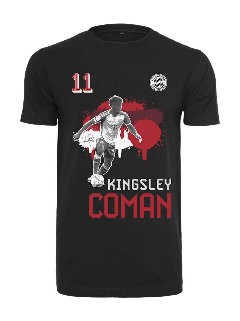 Men Coman T-shirt black | Official FC Bayern Munich Store
