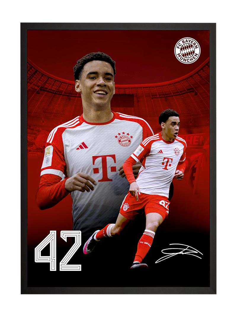 Gerahmtes Bild Musiala | Offizieller FC Bayern Store