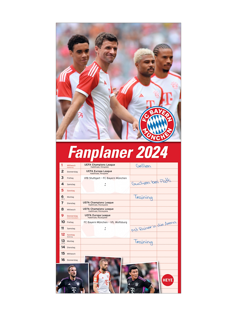 Fanplaner 2024 | Offizieller FC Bayern Store