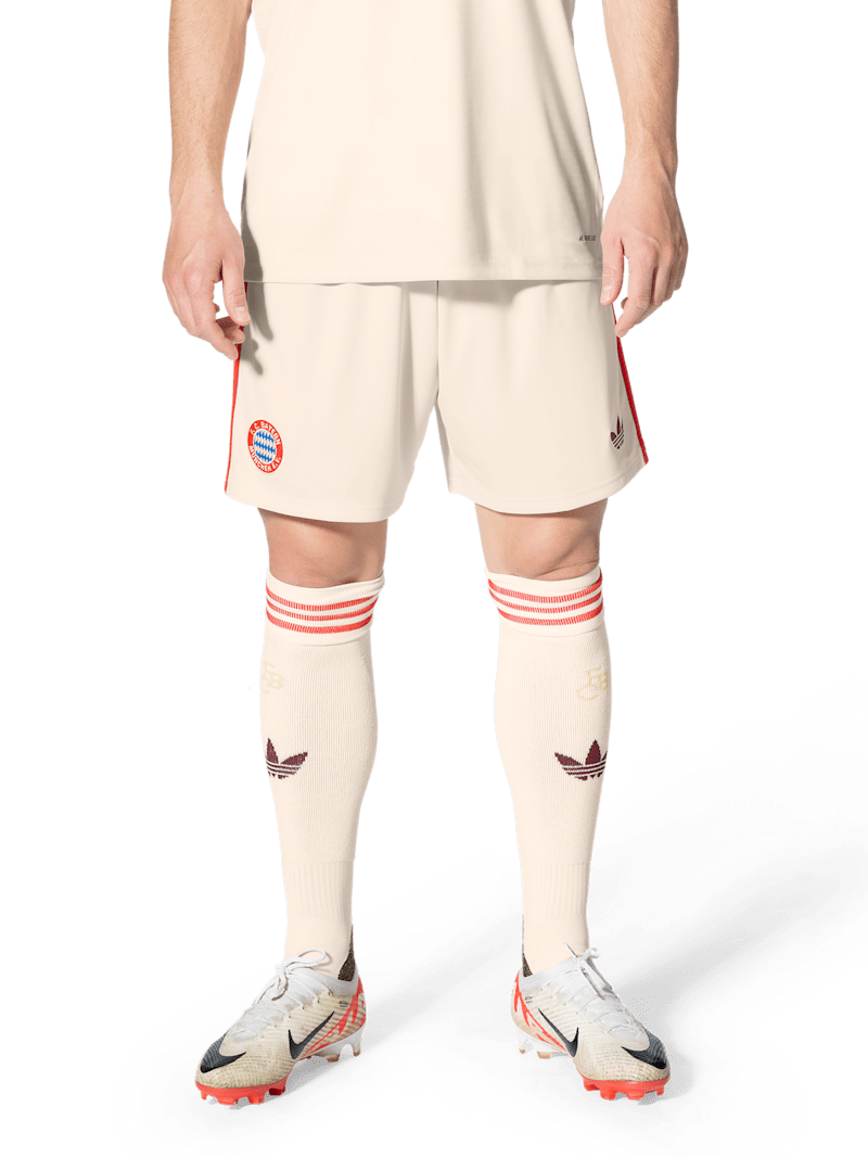 Men Short Champions League 24 25 Beige Official Fc Bayern Munich Store