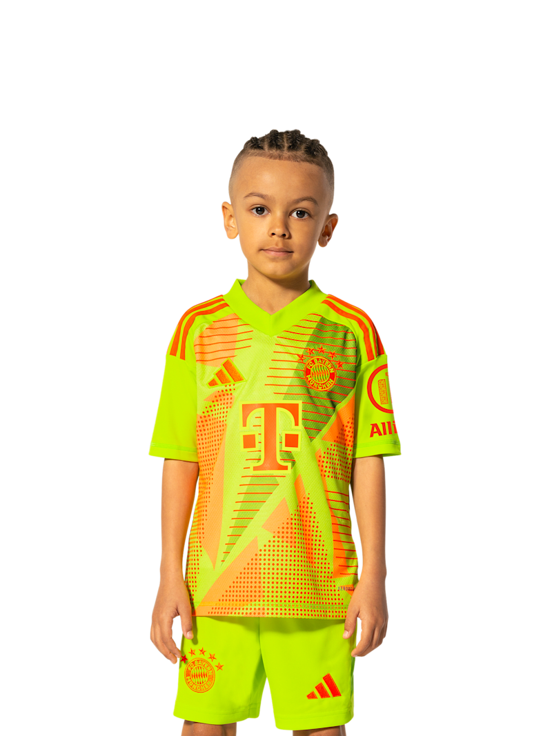 Kids Goalkeeper jersey 24-25 yellow | Official FC Bayern Munich Store