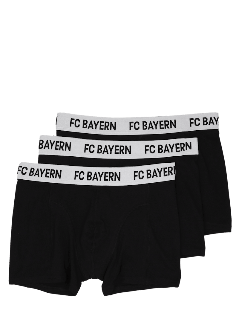 Men Essentials boxer shorts set of 3 black | Official FC Bayern Munich ...