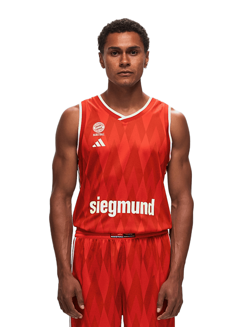 Men Basketball Authentic Jersey Home 24-25 red | Official FC Bayern ...