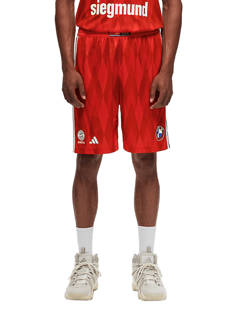 Men Basketball Authentic Short Home 24-25 red | Official FC Bayern Munich Store