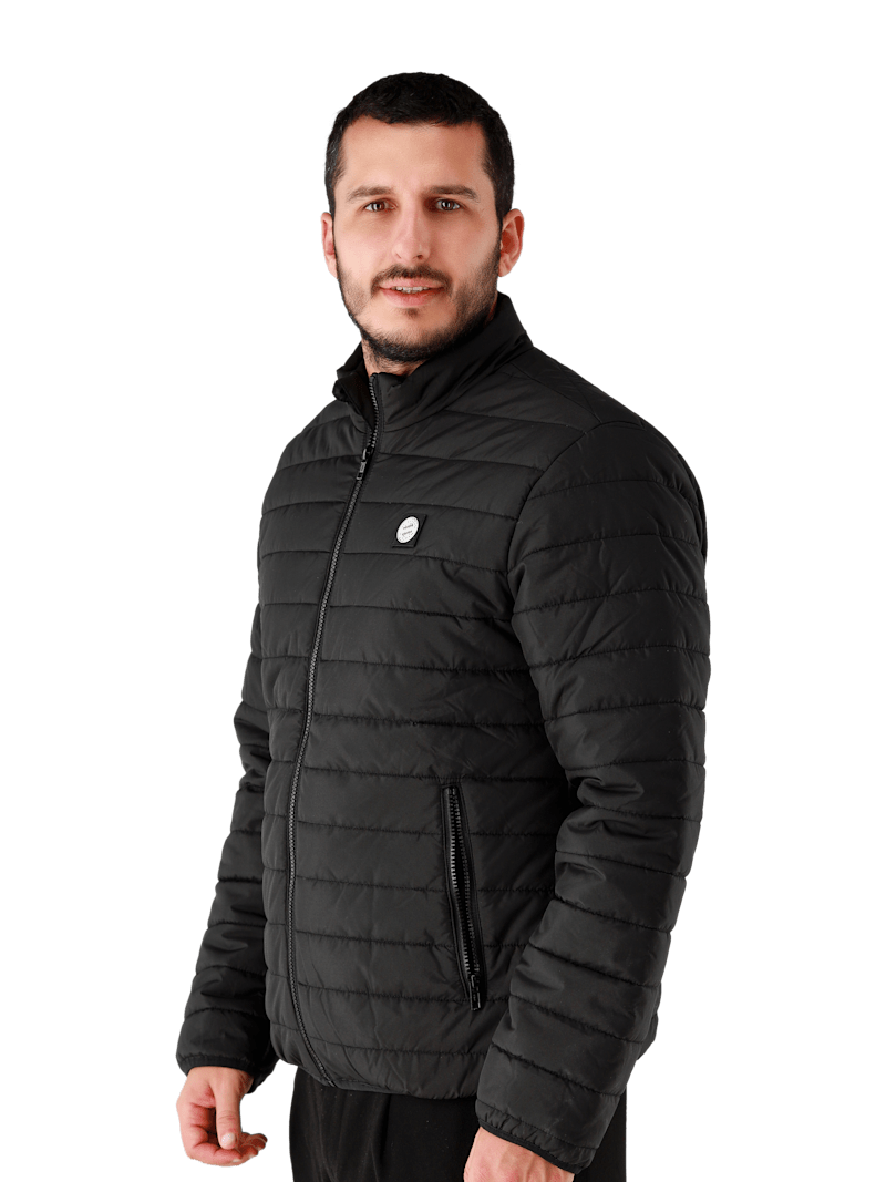 Men Classic quilted jacket black | Official FC Bayern Munich Store