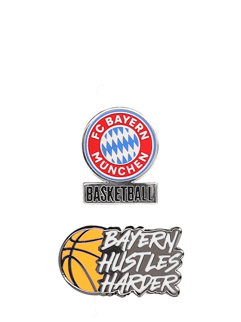 Basketball pin set of 2 | Official FC Bayern Munich Store