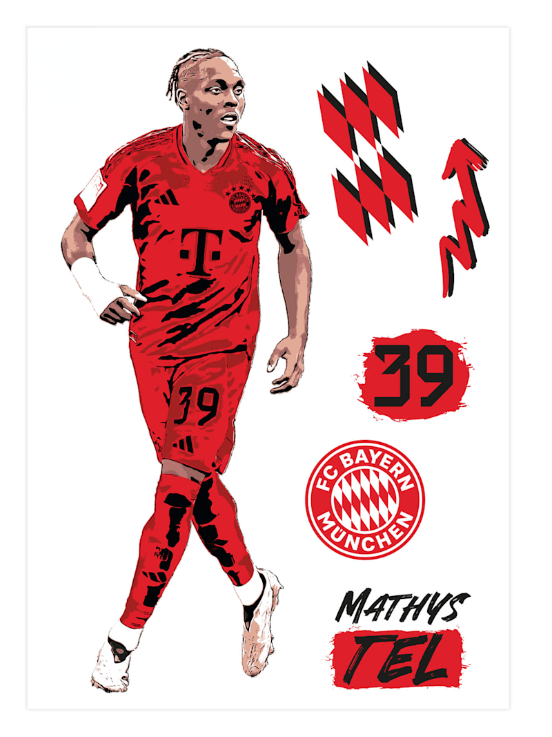 Wandtattoo Tel | Offizieller FC Bayern Store