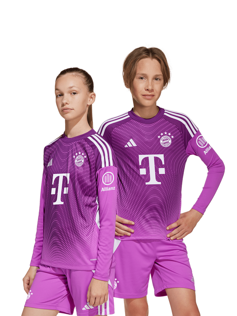 Enfants Maillot Manches Longues Gardien violet | FC Bayern Munich Boutique