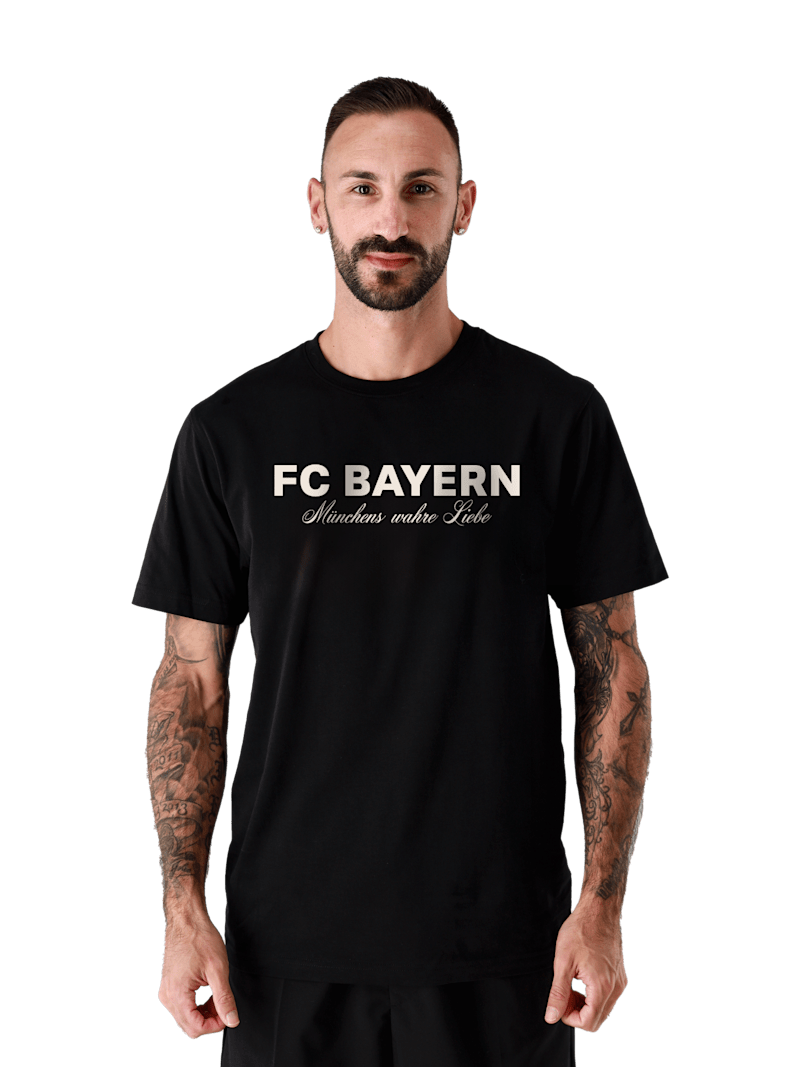 Men T-Shirt Autumn Collection black | Official FC Bayern Munich Store